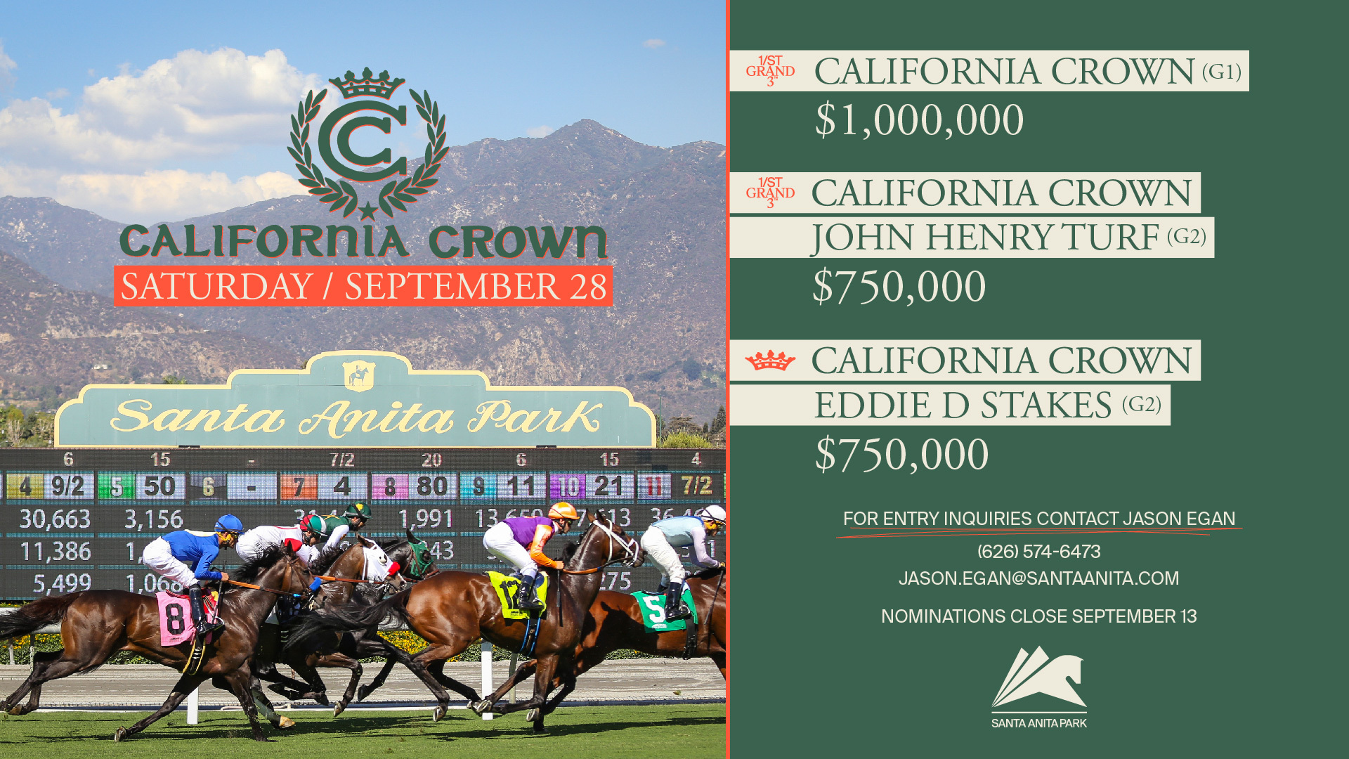Racing Info - California Crown